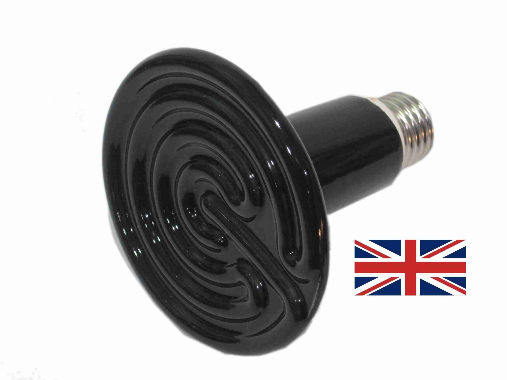 Black 150W FLAT Infra-red Dull Emitter - Leisure Heating